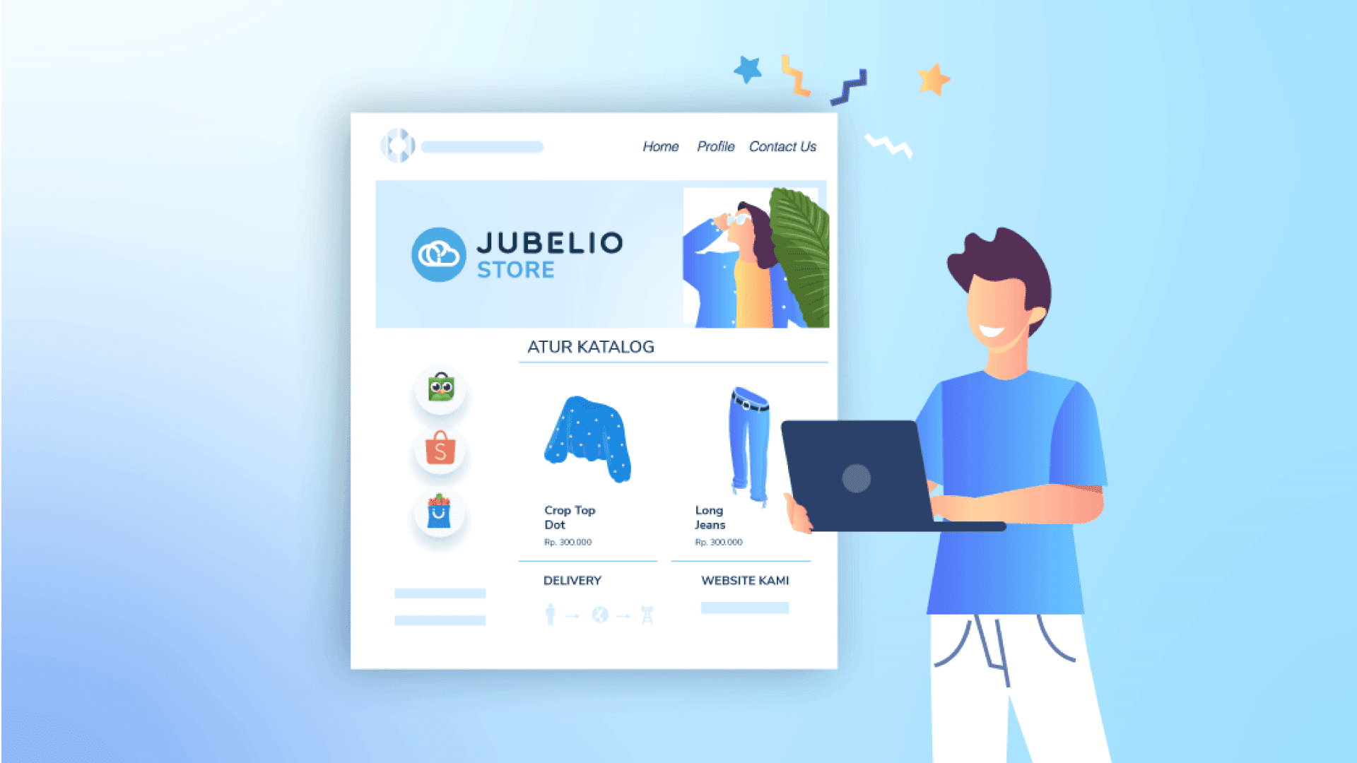 Jualan di Website Pakai Jubelio Store Cuma 0 Rupiah!