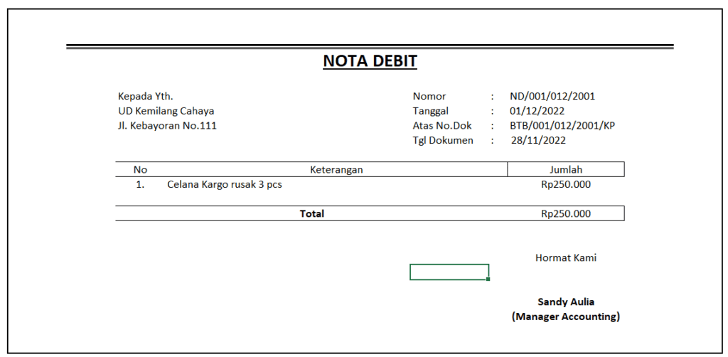 Apa Itu Nota Debit, Fungsi, Cara Membuat, dan Contohnya - Jubelio