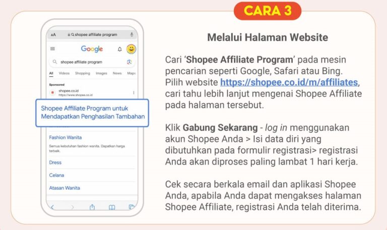 Cara Daftar Shopee Affiliate: Tips Dapatkan 15 Juta Pertamamu!