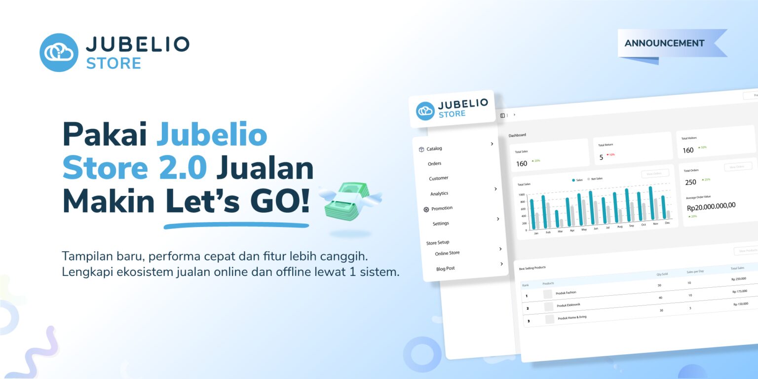 Jubelio Store V2 Rilis: Buat Jualan Online Makin Berkembang!